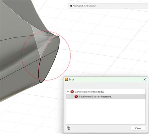 Solved Sculpting T Spline Model Failed To Convert Autodesk Community