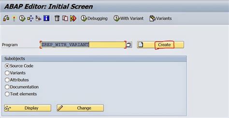 techsap executing a report with a transaction start variant