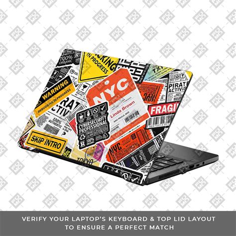 Tech Aesthetic Sticker Collage Asus Rog Zephyrus G14 Ga401 Laptop Skin