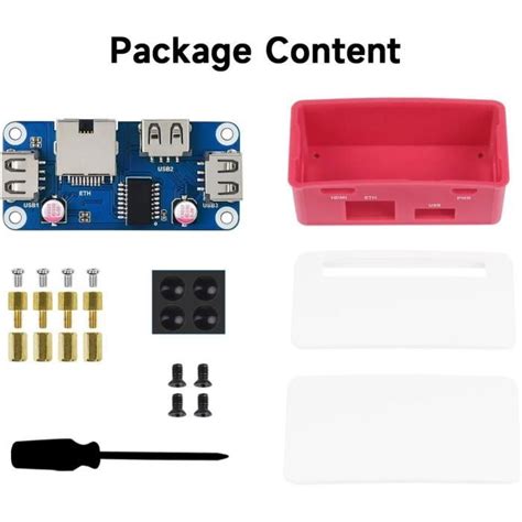 Ethernet Usb Hub Box For Raspberry Pi Zero Series X Rj Ethernet Port X Usb Ports