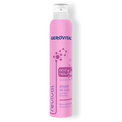 Hyaluronic Acid Shower Foam Gerovital Body Care Products