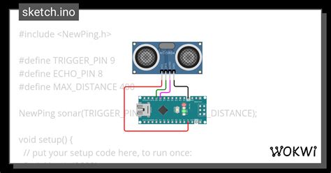 ultrasonic hc o wokwi esp32 stm32 arduino simulator
