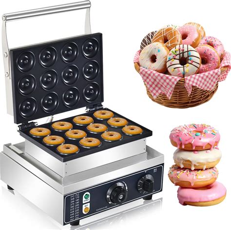 110v Electric Donut Maker 12 Holes Commercial Doughnut