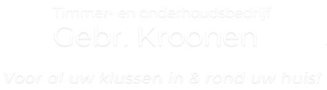 Over Gebr Kroonen Gebr Kroonen