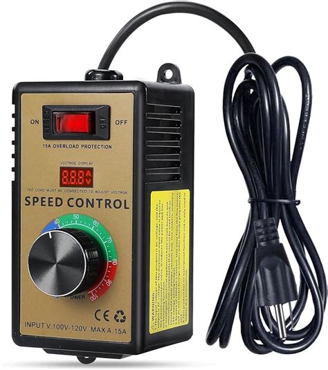Bosytro Fan Speed Controller Ac Motor Speed Controller 120v Rheostat Variable