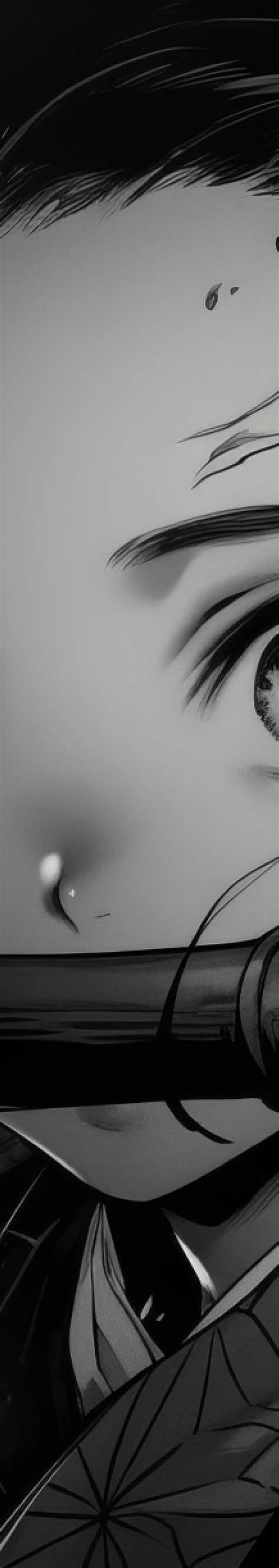 1280x7202 Resolution Nezuko Kamado In Manga Realistic Style 1280x7202