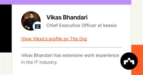 vikas bhandari chief executive officer at keasis the org