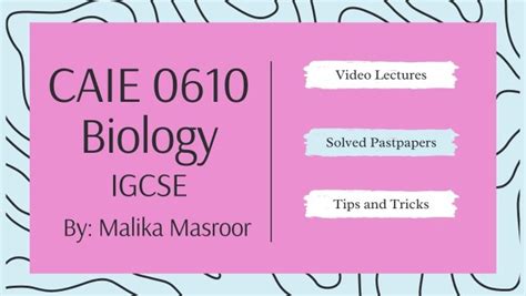 Igcse Biology 0610 Course Achieve Success With Mirhaexams
