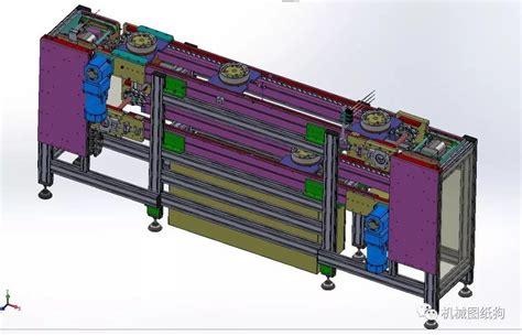 【非标数模】双层倍速链流水线（超详细的设计3d模型）3d模型图纸 Solidworks 仿真秀干货文章