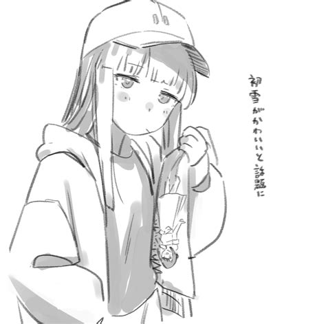 Fubuki Hatsuyuki And Fubuki Kantai Collection Drawn By Sakieko