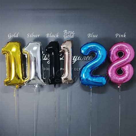 [helium Inflated 40 Inch Number Foil Balloons] Silver Giant Mylar