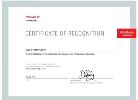 Im An Oracle Certified Expert In Oracle Database 12c Rac And Grid Infrastructure