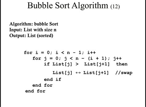 Solved Convert This Bubble Sort Algorithm To Java Codebubble