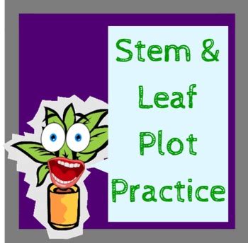 Stem And Leaf Plot Notepages And Practice Sheets By Ms Sewell S Class