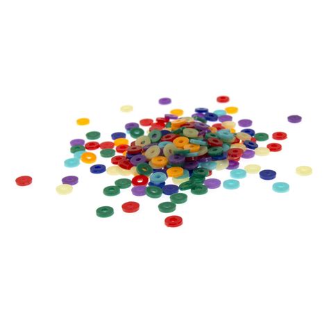 Bright Flat Beads 25g Hobbycraft