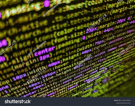 Programming Code Abstract Screen Software Developer Stock Photo Shutterstock