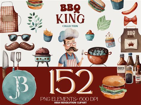 Dad Grilling Clipart