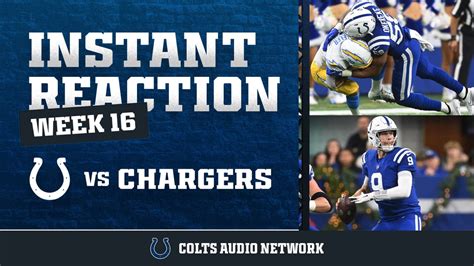 Instant Reaction Colts Vs Chargers Week 16