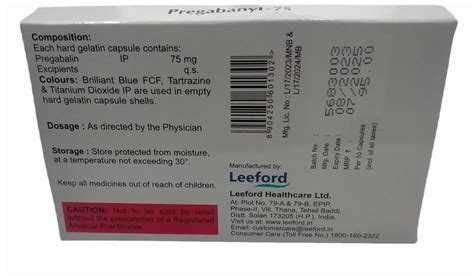 Pregabanyl 75 Pregablin Capsules At Best Price In Pune By Global Health Solutions Id