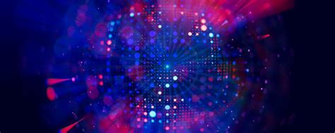 Abstract Macro Of Quantum Computing Qubit Cell Subatomic Patterns Of Cyber Ai Intelligence