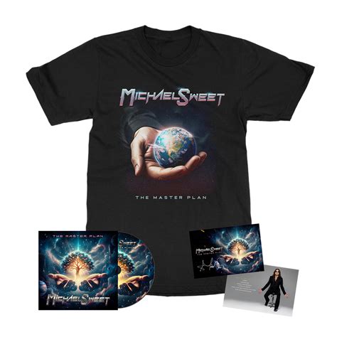 Michael Sweet The Master Plan Cd Merch Bundle