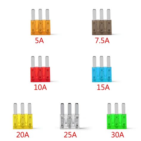 Areyourshop High Quality Micro3 Fuse Automotive 5a 7 5a 10a 15a 20a 25a