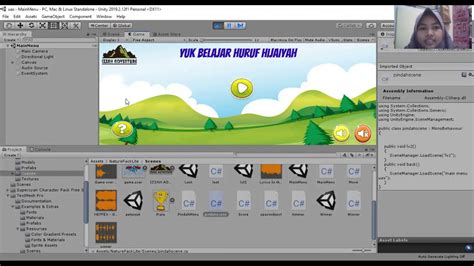 Game Edukasi Sederhana Menggunakan Unity D Izzah Nurrahmah YouTube