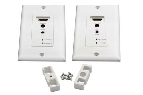 1080P Wallplate HDMI Over Ethernet Up To 60m