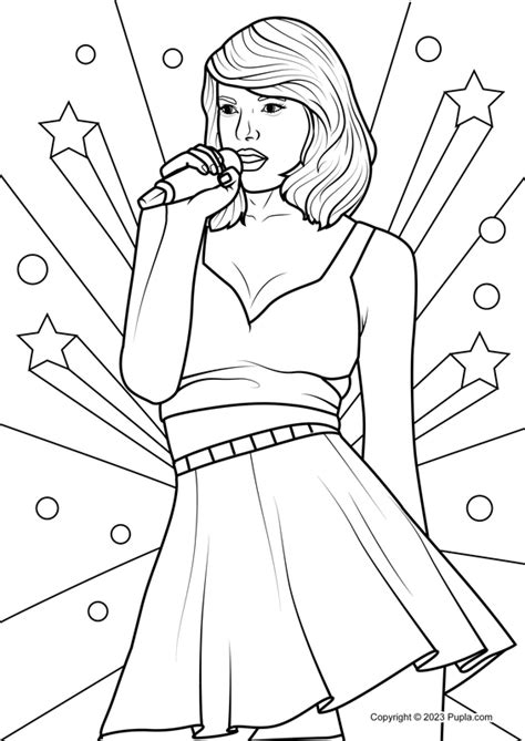 Taylor Swift Coloring Pages 1989 [2025]