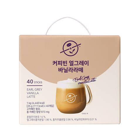 커피빈 얼그레이 바닐라라떼 25g X 40ct 코스트코 코리아