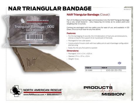 Military Triangular Bandage