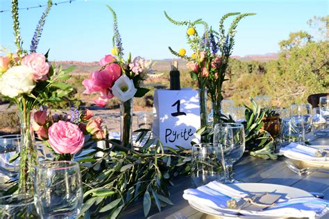 Outdoor Rustic Table Setting By Areum Events Rustic Table Table Settings Events Table