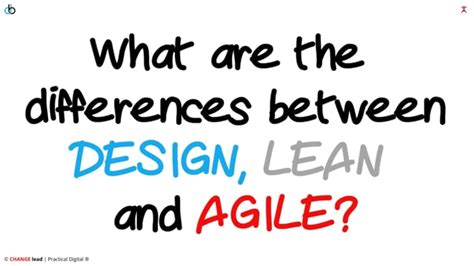 The Dangers Of DESIGN LEAN And AGILE Ways Of Working