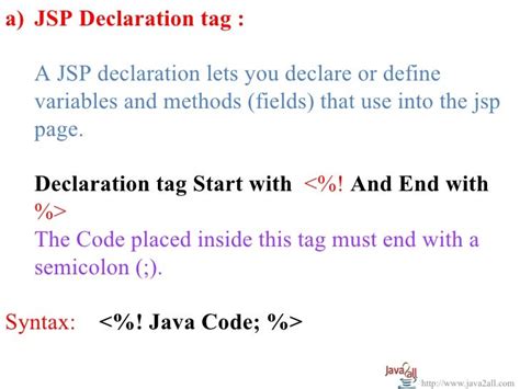 Jsp Element