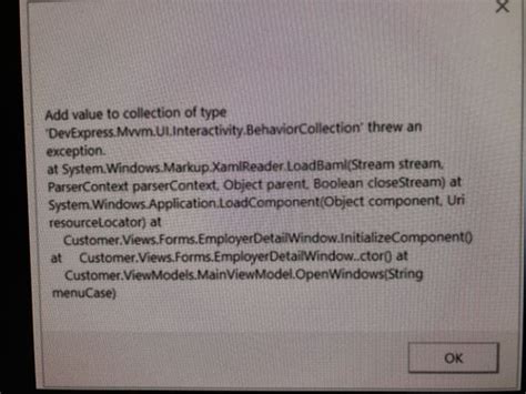 Wpf App On Windows Server Rdp Error Sometimes When Opening New Window Microsoft Qanda