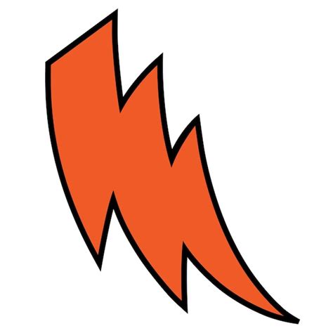 Premium Vector Thunder Hand Drawn Color Vector Illustration