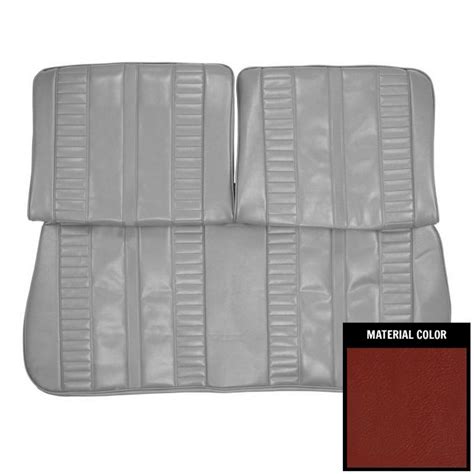 PUI Interiors 1967 Chevrolet Nova SS 2 Door Red Front Split Bench Seat
