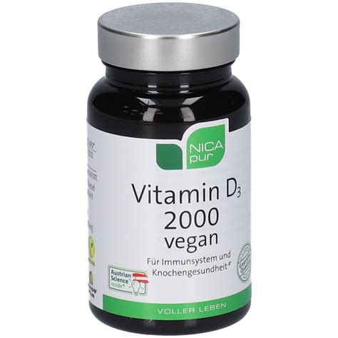 NICApur Vitamin D3 2000 Vegan Kapseln 60 St Shop Apotheke