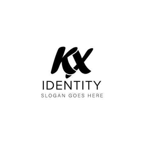 Premium Vector Kx Letter Logo Creative Design With Vector Graphic Kx