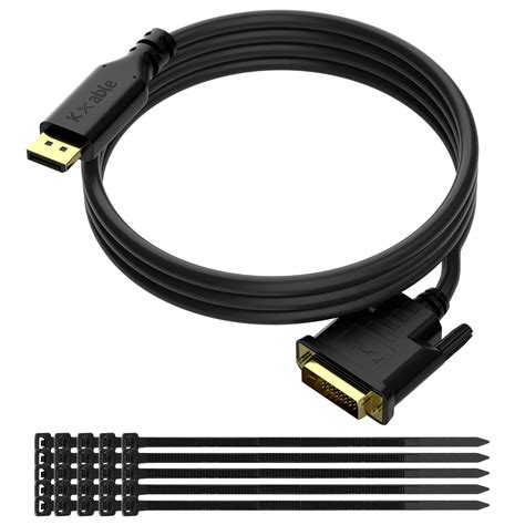 Displayport To Dvi Cable 4 Ft Dp To Dvi D Adapter Cord Display Port