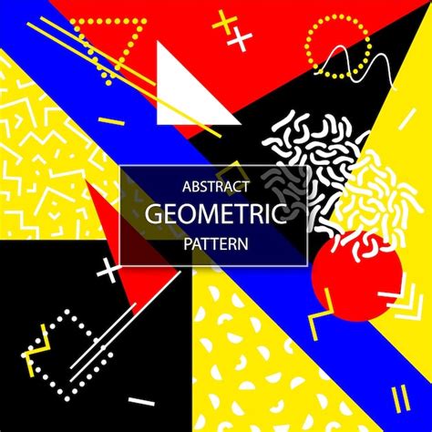 Premium Vector Colorful Abstract Vector Background With Creative Geometric Shapes Bright