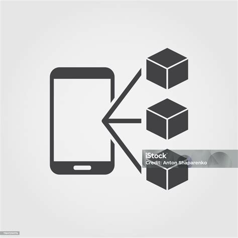 區塊鏈應用程式平面圖標從區塊鏈圖示集合單色創意設計用於移動和網路使用的簡單符號插圖區塊鏈應用圖示向量圖形及更多交換圖片 交換 便攜式資訊