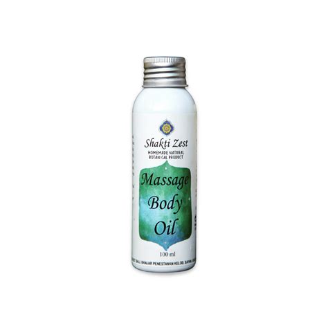 Shakti Zest Body Massage Oil 100ml Bali Buda