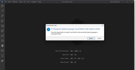 Como Mudar O Idioma Da Interface Do Visual Studio Code Para Português