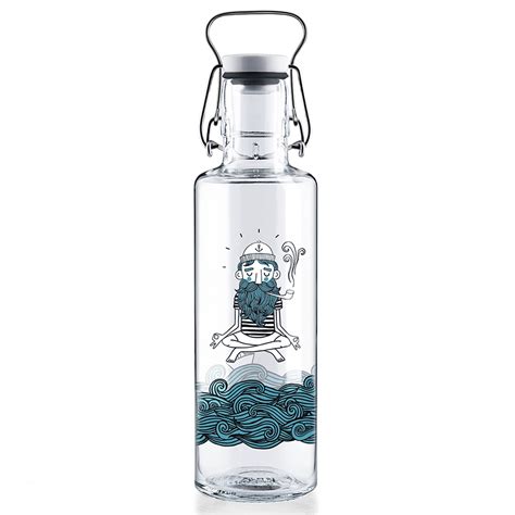 Soul Bottle Soul Sailor Glass Water Bottle 600ml