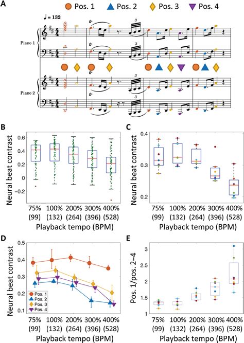 Neural Tuning Of Music Beats A An Excerpt Of A Musical Piece Was