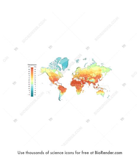 Free World Map Future Temperature Projection Icons Symbols And Images