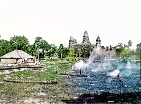 ចែក គ្នា ដឹង នេះ គឺ រូបភាព កម្រ បំផុត របស់ មហា ប្រាសាទ អង្គរ វត្ត គ្រា ចាប់ ផ្ដើម ជួសជុល លើក ដំបូង