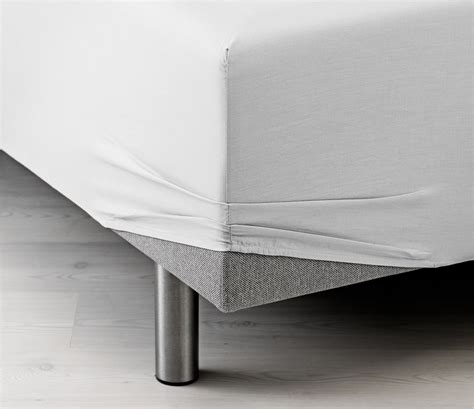 Простыня натяжная 160x200x35 белый KRONBORG - JYSK Таджикистан