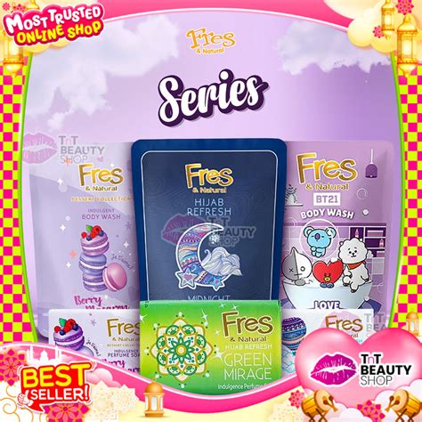 Jual Fres And Natural Body Wash Sabun Mandi 400 Ml Fres And Natural Bar Soap 72 Gr Tnt Beauty